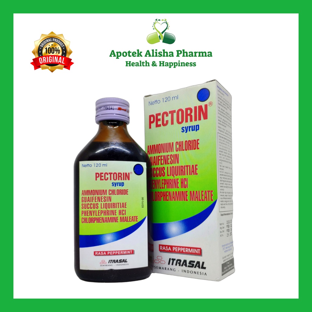 Jual Pectorin Syrup 120ml-Pectorin Sirup Obat Batuk Alergi/Batuk ...