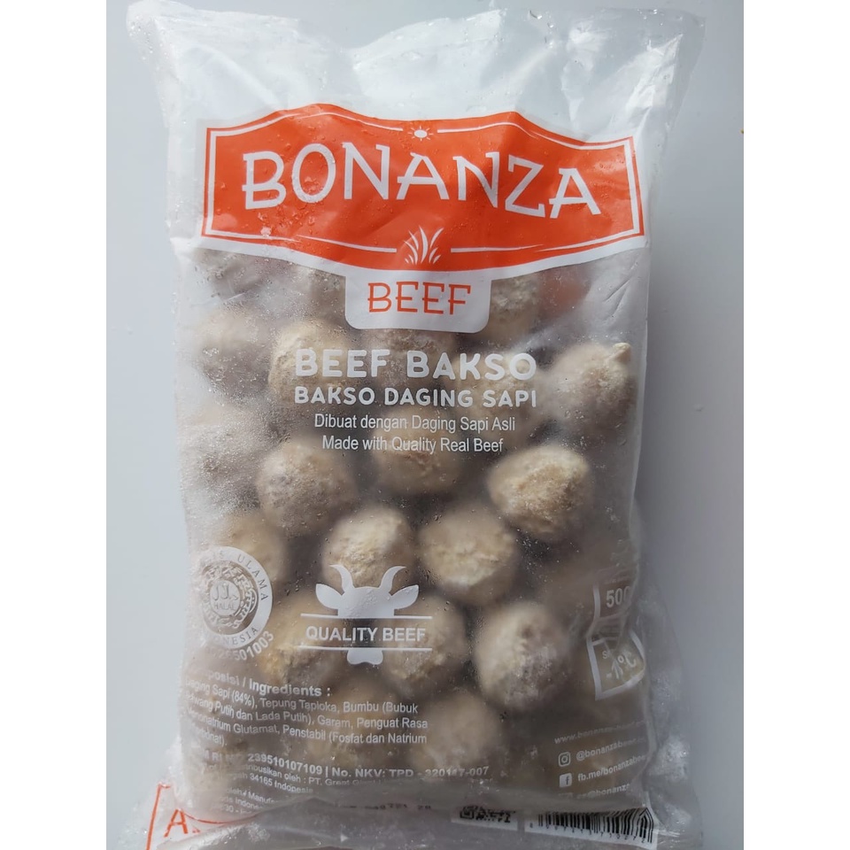 Jual Bonanza - Beef Bakso [Bakso Daging Sapi] | Shopee Indonesia