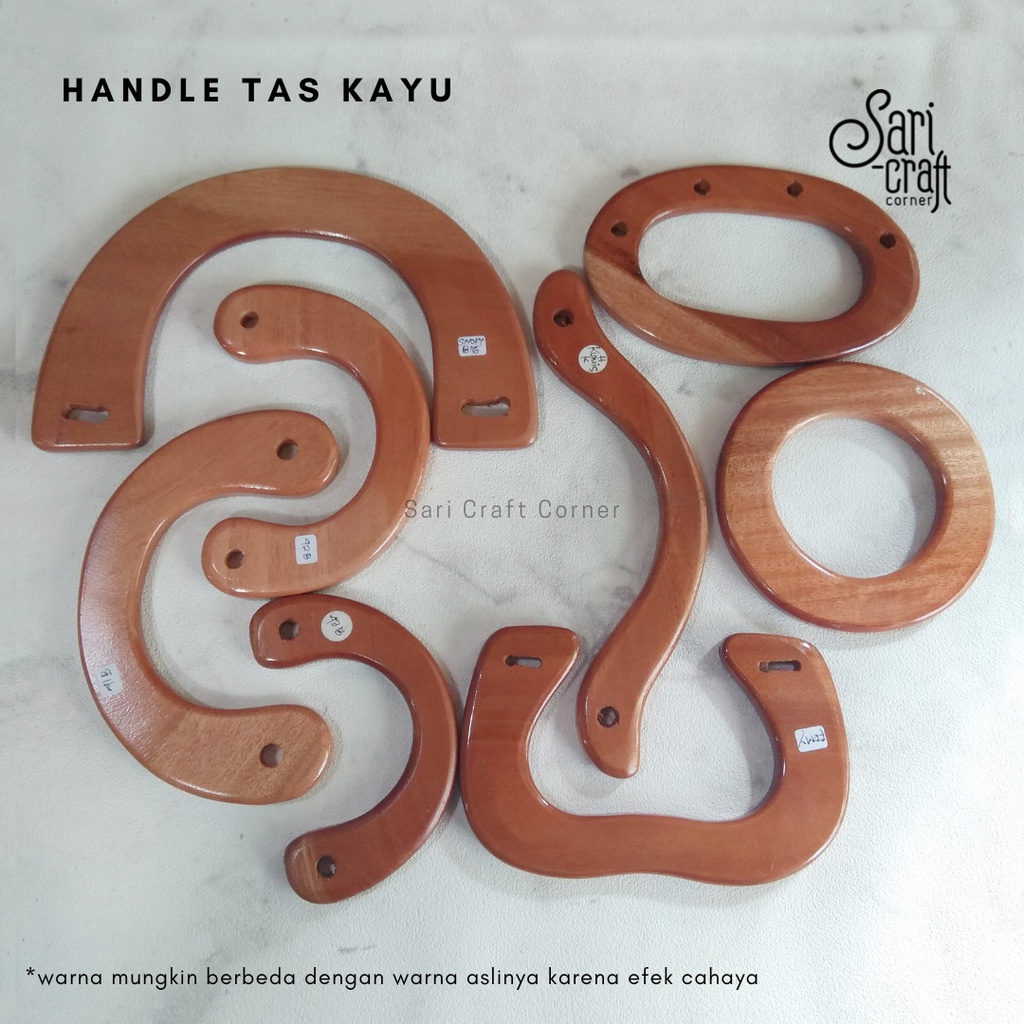 Jual Handle Kayu Gagang Tas (sepasang) | Shopee Indonesia