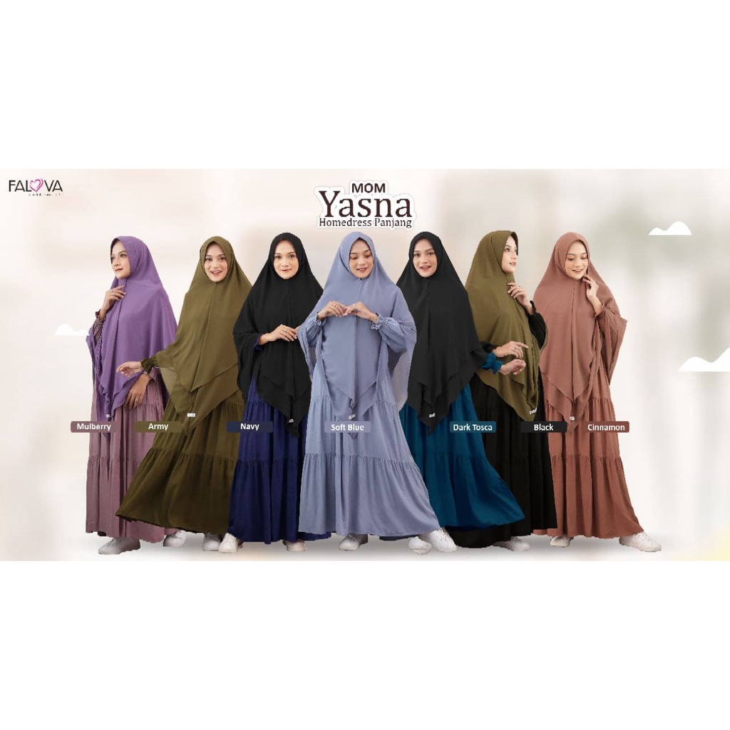 Jual Yasna Homedress by Falova | Shopee Indonesia