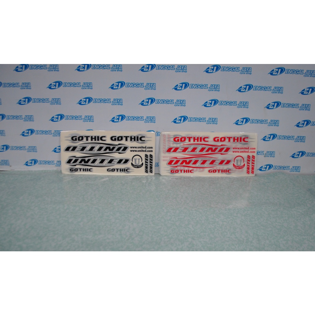 Jual Decal Sticker Stiker Sepeda United Gothic MTB Hybrid Roadbike ...