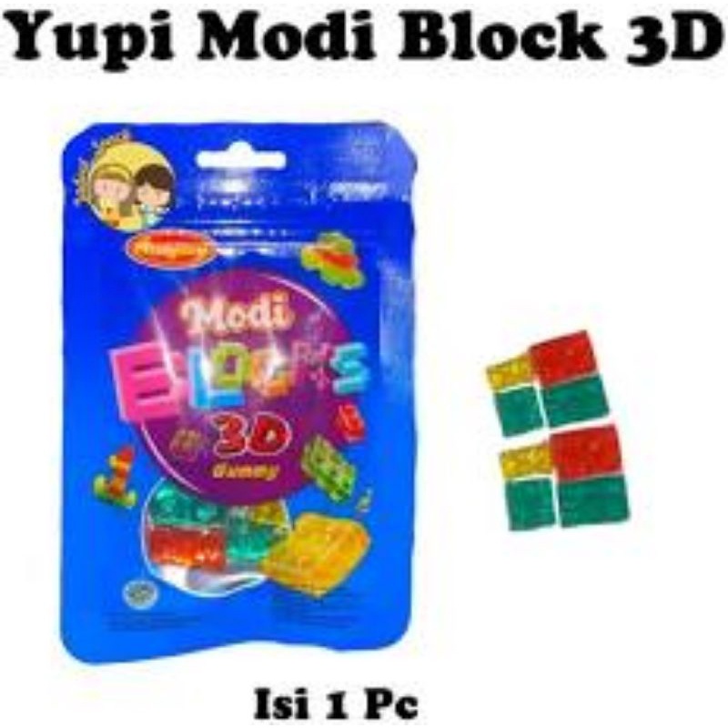 Jual Permen Kenyal Modi Block 3D Gummy Lego 22 gr | Shopee Indonesia