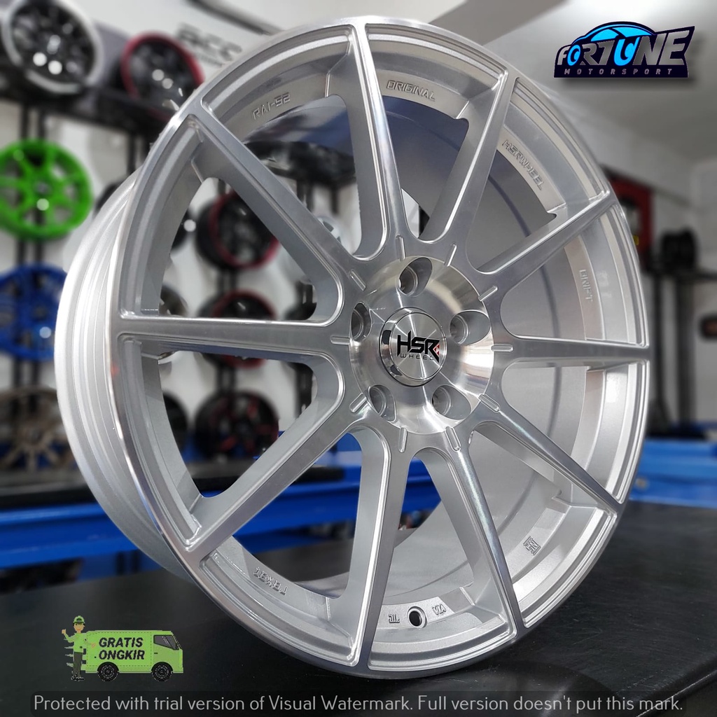 Jual VELG MOBIL IMPOR RING 18 LUBANG 5 TIPE RAI-S2 ORIGINAL HSR R18 PCD 5X114,3 COCOK BUAT MOBIL ...