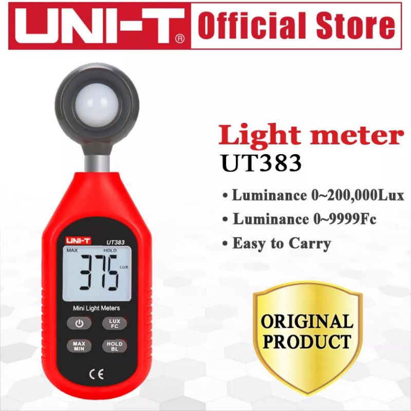 Jual digital lux meter luxmeter luminometer light meter photo meter ...