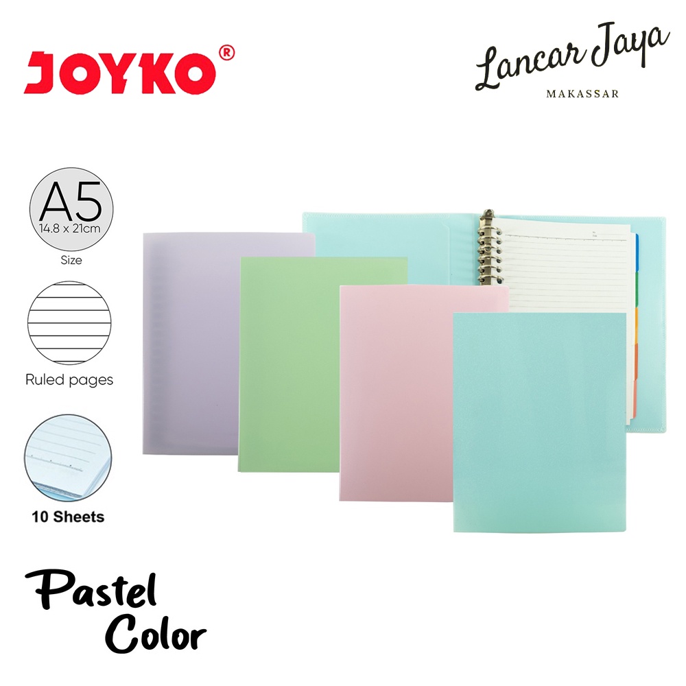 Jual Binder Note Joyko A5-MHPT-M516 Pastel Color | Shopee Indonesia