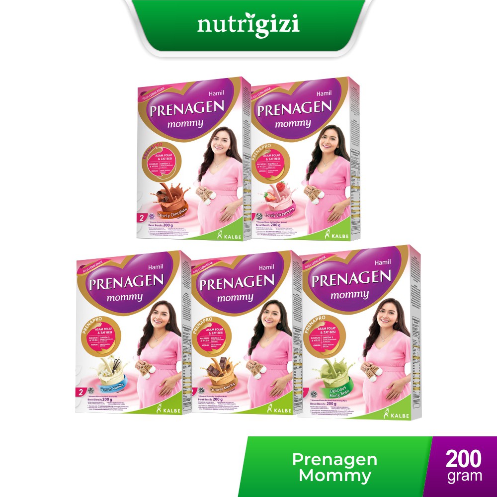 Jual Nutrigizi | Prenagen Mommy 200 / 185 gram Susu Bubuk Ibu Hamil Sehat Varian Rasa Lengkap ...