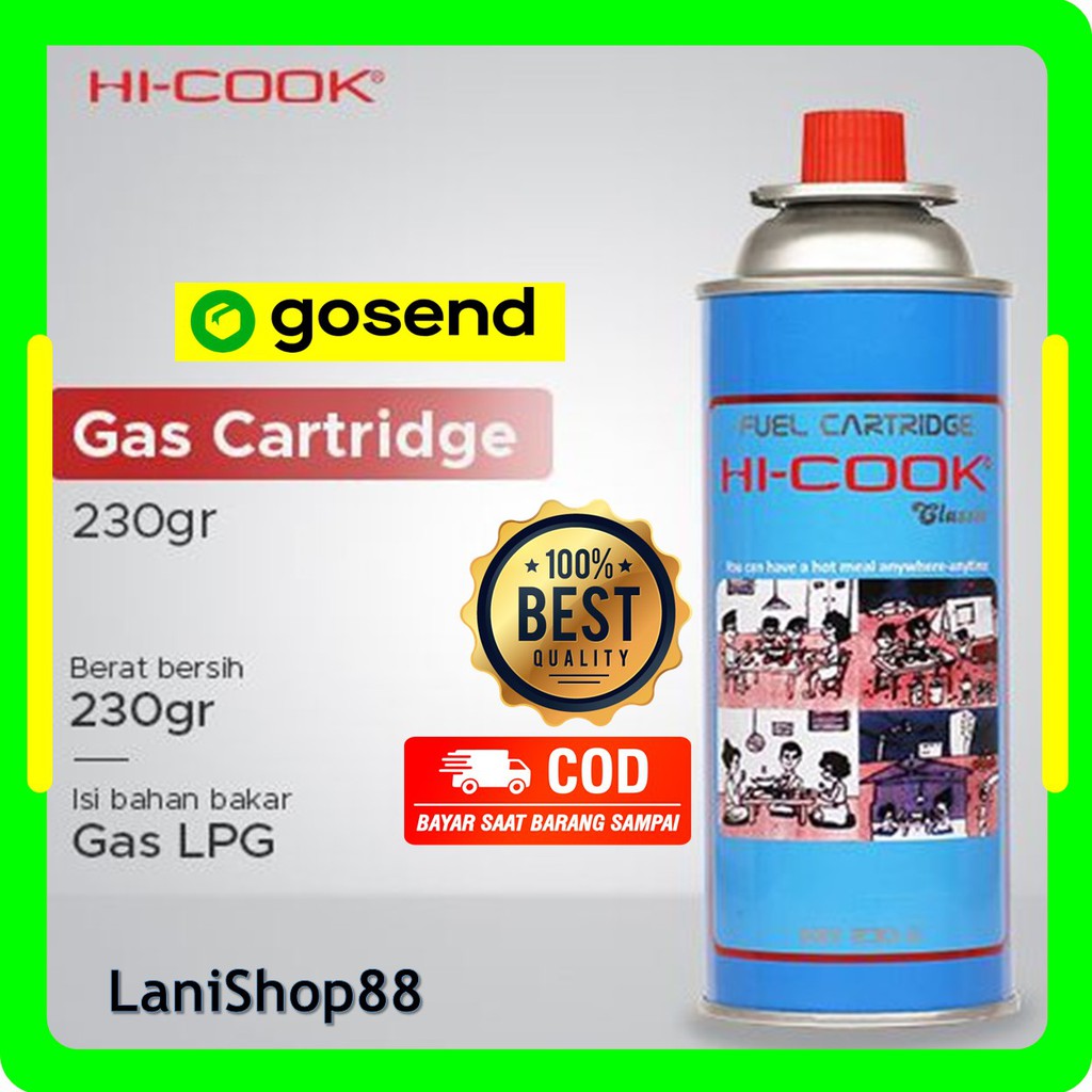 Jual Tabung Gas Mini Hi-Cook Gas Camping Kamping Kompor Portable Hicook ...