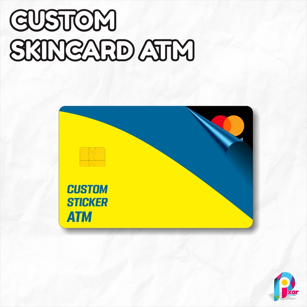 Jual Stiker Kartu ATM Custom Debit Credit Emoney Flazz Etoll - Desain ...