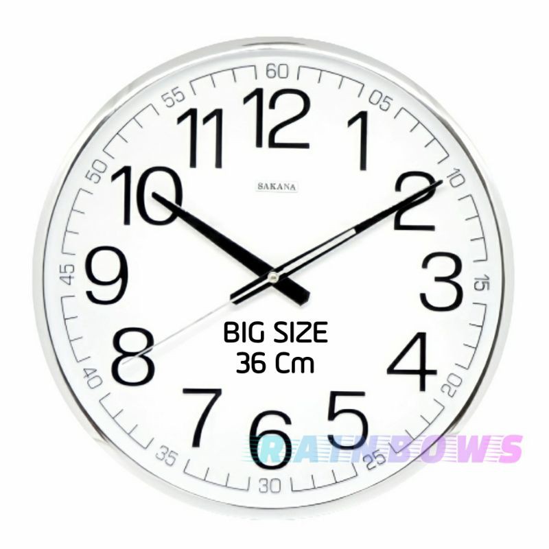 Jual Jam Dinding Sakana (068) - Modern Clock (Quartz) | Shopee Indonesia