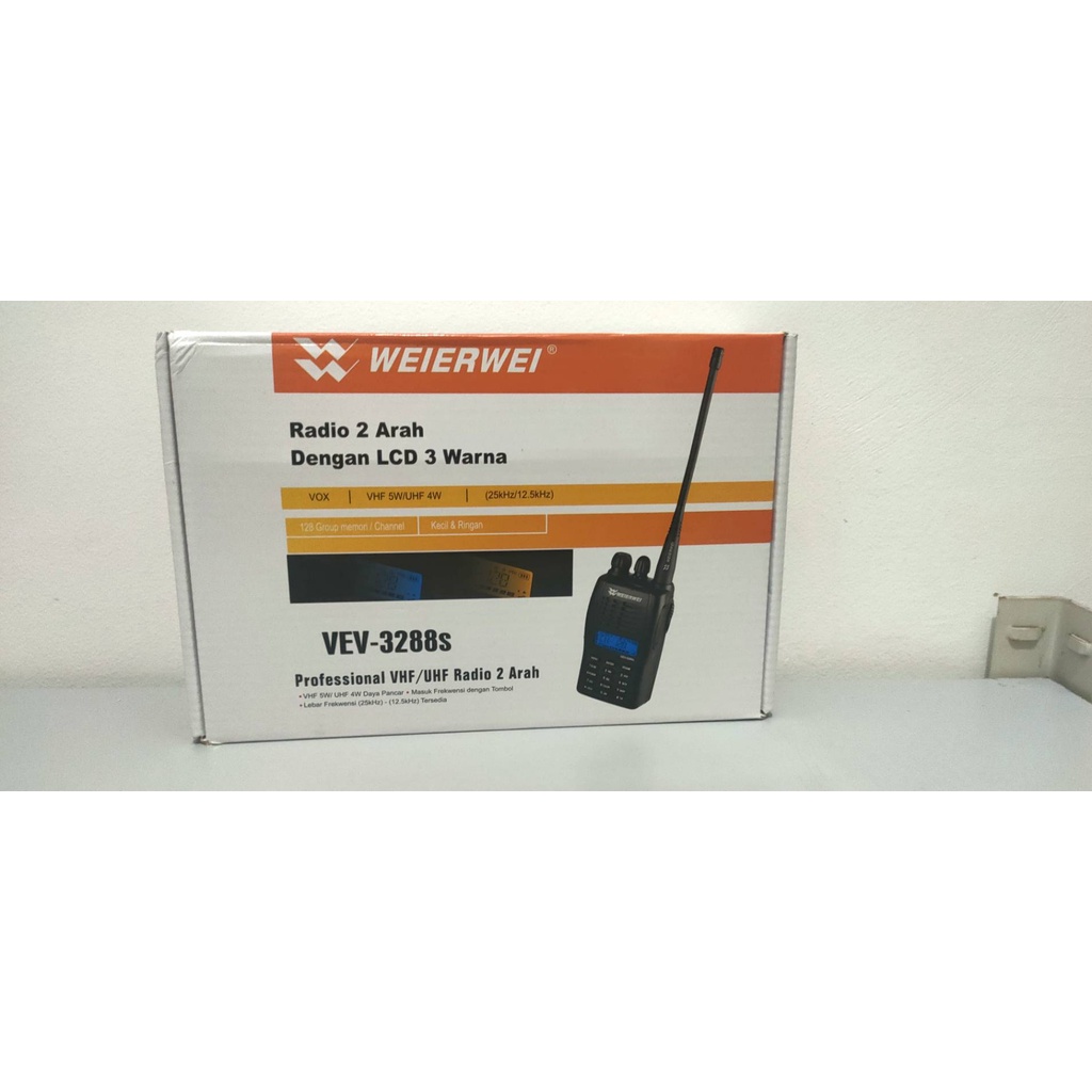 Jual HT WEIRWEI 3288S VHF ORIGINAL / HT SINGLEBAND VHF WEIRWEI 3288S WERWEI VEV 3288S VHF ...