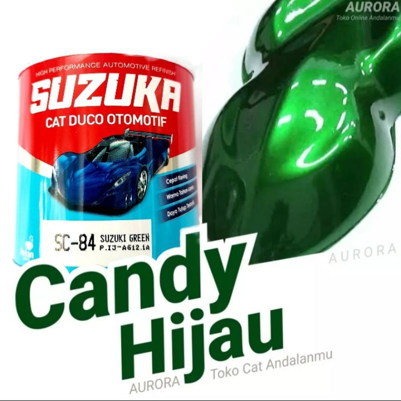 Jual Cat Suzuka SC-84 Suzuki Green 200gr Candy Tone Green Candytone ...