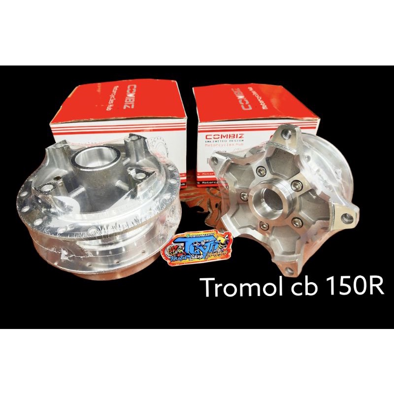 Jual tromol set cb 150r tromol cb150r new tromol chrome polis tromol ...