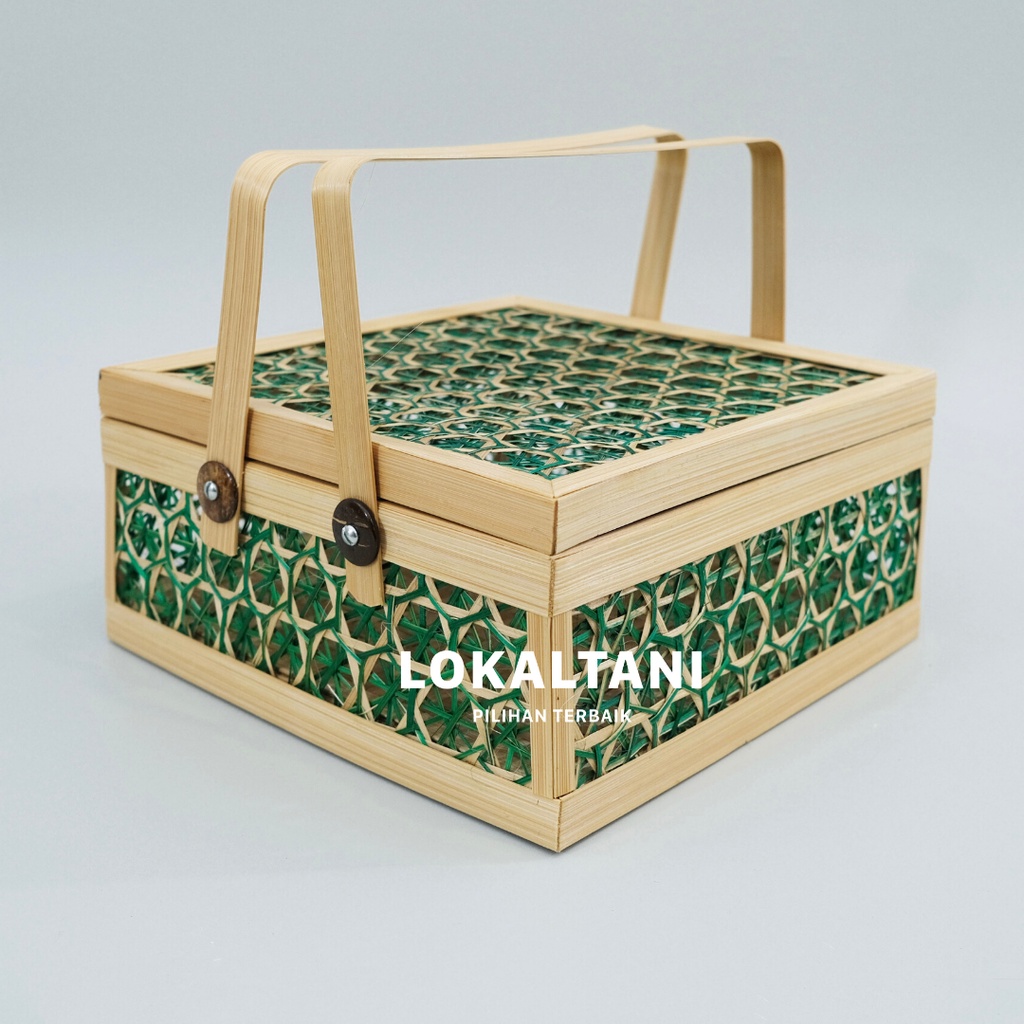 Jual Kotak Hampers Imlek CNY/ Keranjang Bambu Imlek/ Tempat Parcel ...