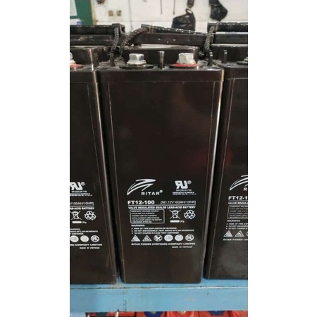 Jual battery VRLA merek RITAR 12v 100ah second | Shopee Indonesia