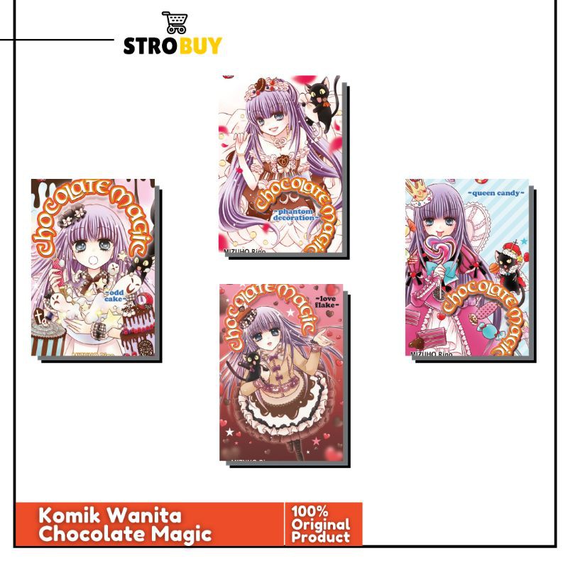 Jual Komik Chocolate Magic Dengan Judul ; Odd Cake, Phantom Decoration, Love Flake, Queen Cabdy ...