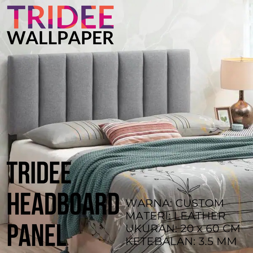 Jual Leather Headboard Wallpanel Sticker | 20x60cm | Panel Kulit Kasur ...