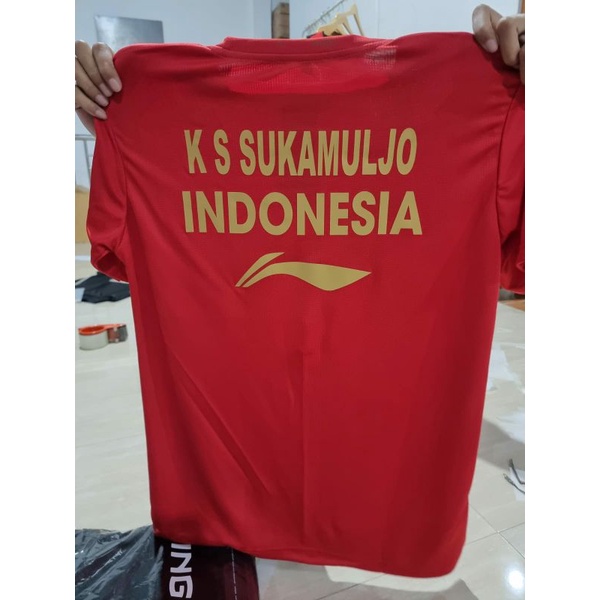 Jual Paket Sablon Jersey Nama dan Nomor Polyflex | Shopee Indonesia
