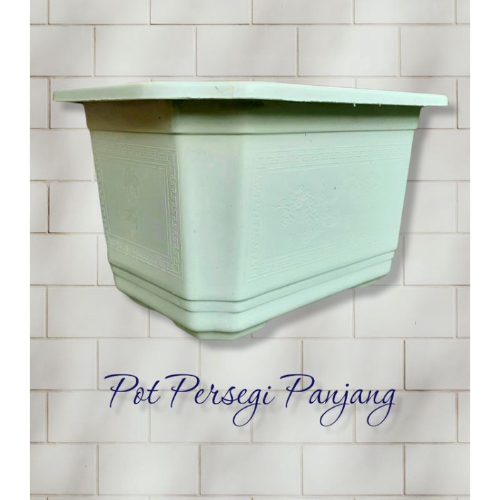 Jual Pot Persegi Panjang Putih | Shopee Indonesia