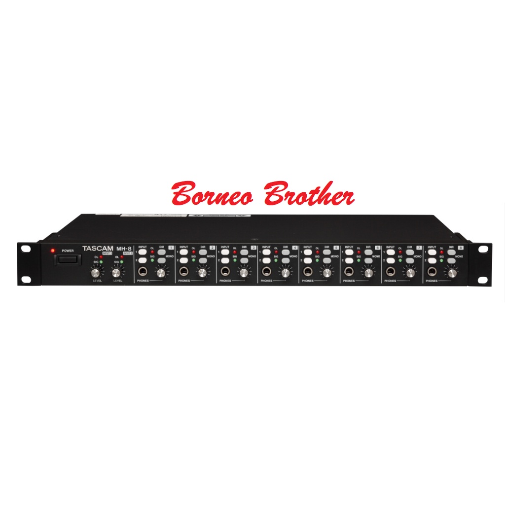 Jual Tascam MH-8 MH 8 MH8 Original 8 Channel Headphone Amplifier ...
