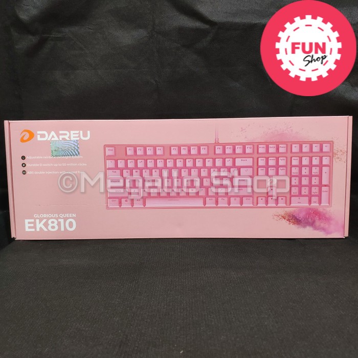 Jual Dareu EK810 Gaming Keyboard Garansi Resmi - Pink Brown SW | Shopee ...