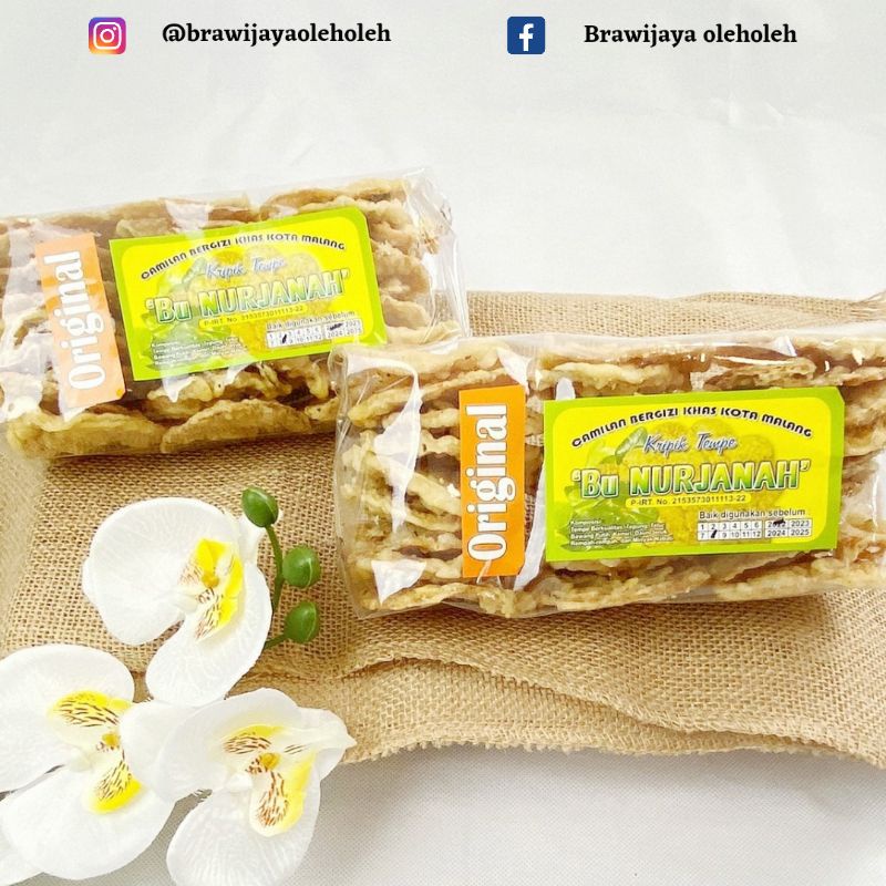 Jual KRIPIK TEMPE MALANG BU NURJANAH Oleh Oleh Khas Malang | Shopee ...