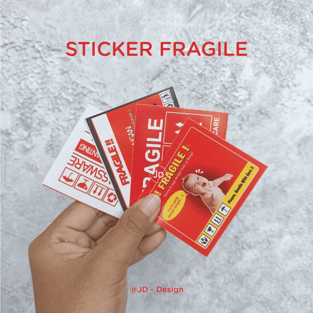 Jual Sticker FRAGILE JAMAN NOW/Sticker Fragile Lucu/Sticker Fragile ...