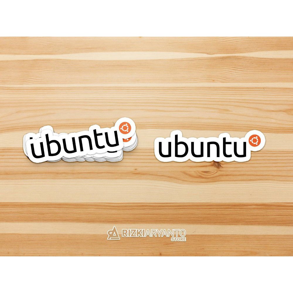 Jual Sticker - Stiker Logo Ubuntu Linux untuk PC Laptop HP dll | Shopee ...