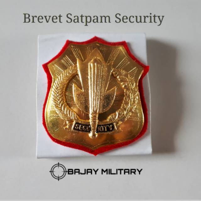 Jual SKD Atribut Brevet Seragam Satpam Security | Shopee Indonesia