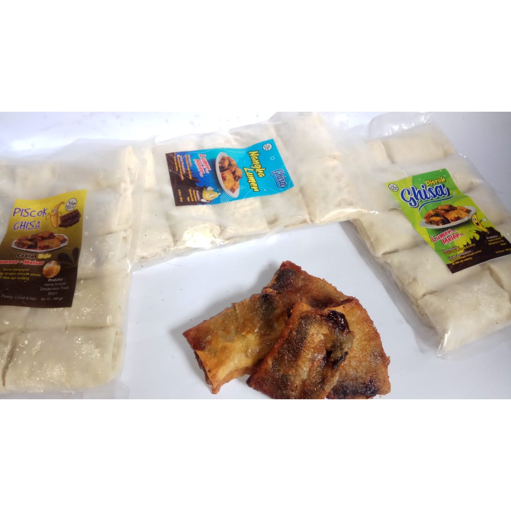 Jual Frozen Food - Ghisa Piscok, Pisang Cokelat Lumer, Pisang Lumer ...