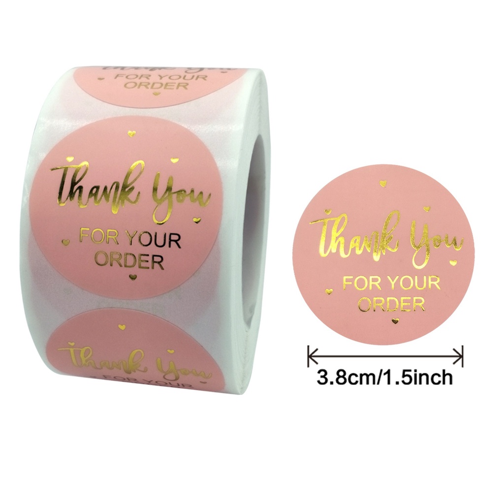 Jual Sticker Thank You Stiker Label Segel Ucapan Terima Kasih For Seal