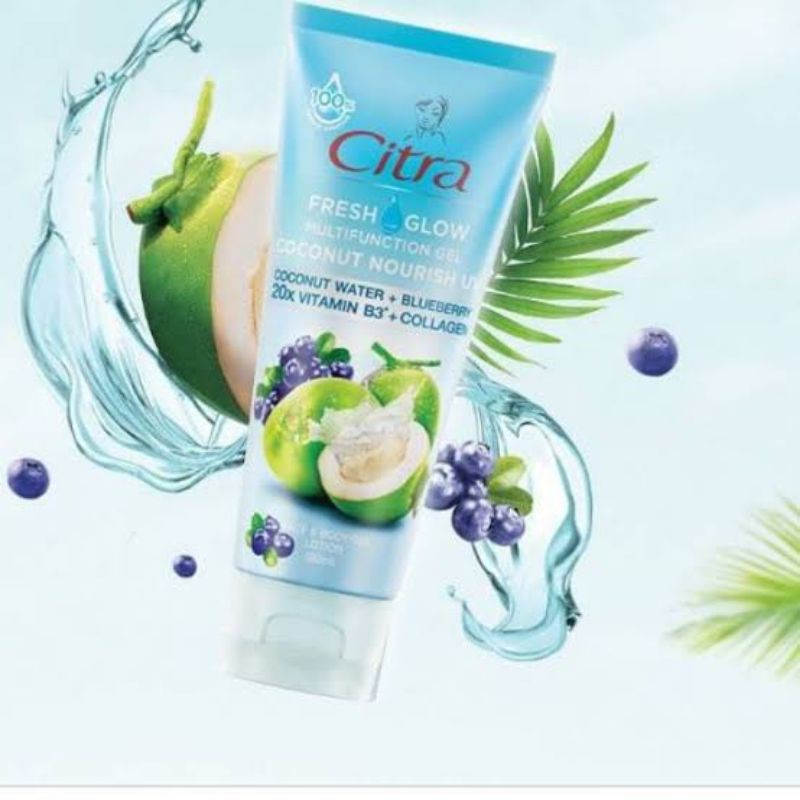 Jual CITRA FRESH GLOW MULTIFUNCTION GEL COCONUT NOURISH UV 180ml ...