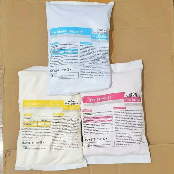 Jual Gips Stone Biru Pro Dental Saint Gobain Usa Model Super 11 Tipe 2 ...