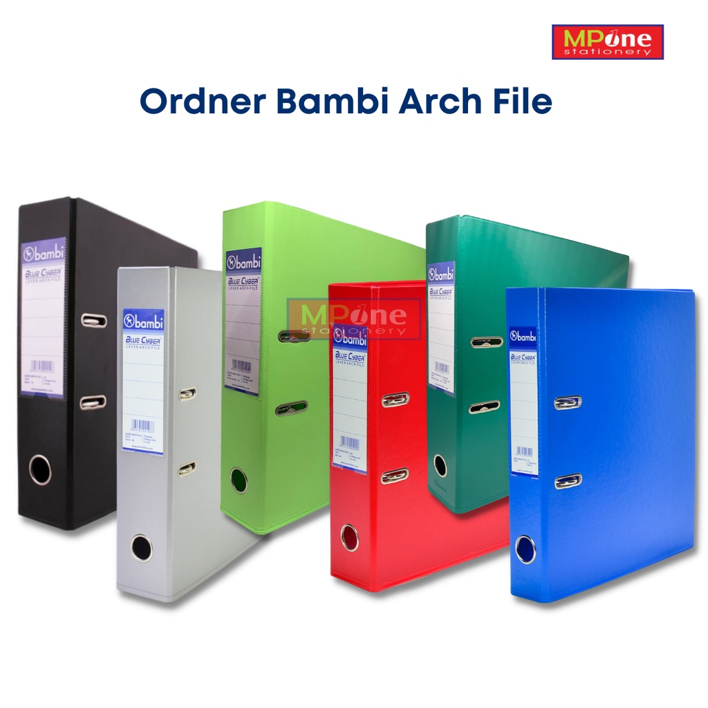 Jual Ordner Bambi Lever Arch File FC F4 - 1010 Arsip Dokumen | Shopee ...