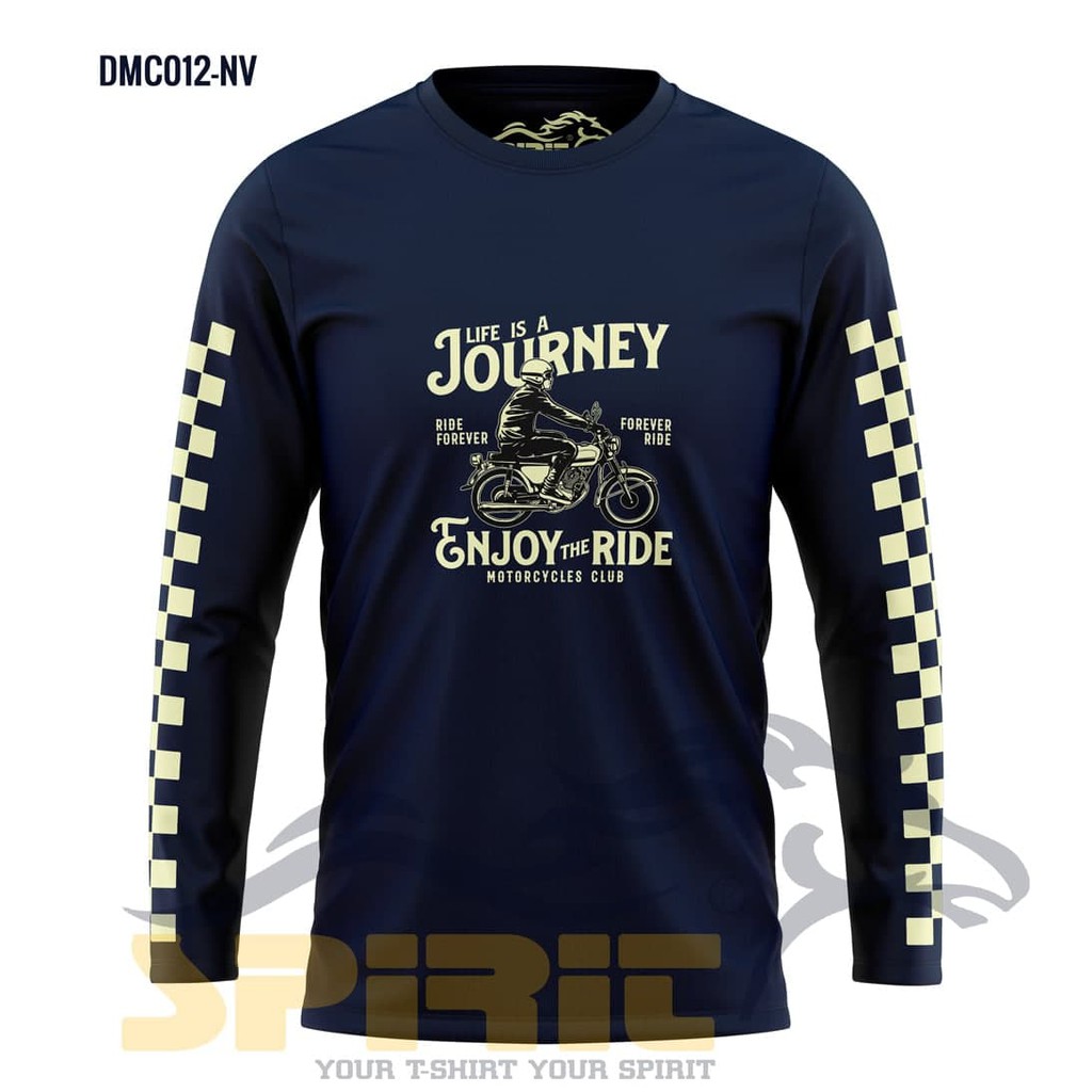 Jual T-shirt - KAOS PRIA BIKER ENJOY THE RIDE KAOS MOTOR CUSTOM KEREN ...