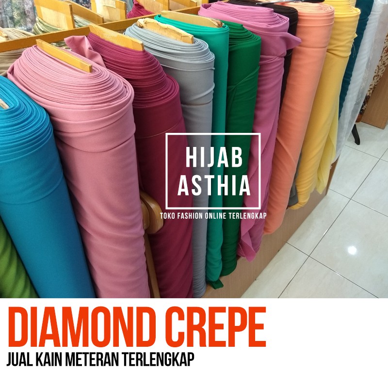 Jual Kain Diamond Crepe Premium Standart Butik Terlengkap / Termurah ...