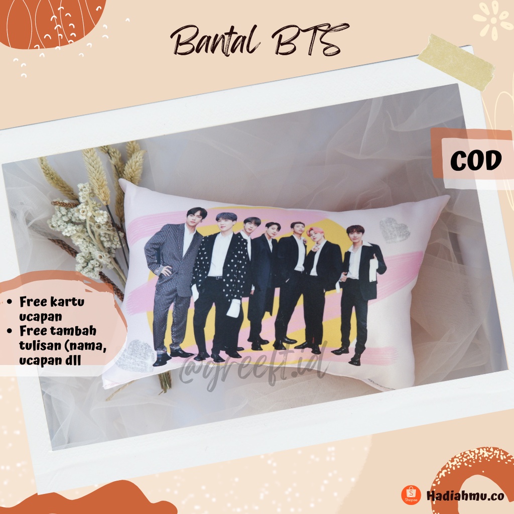 Jual KADO WISUDA, HADIAH WISUDA BANTAL BTS BANTAL CUSTOM, HADIAH ULANG ...