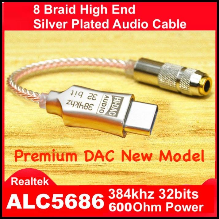 Jual Premium Realtek Alc5686 Hifi Dac Type C To Jack 3.5Mm Audio ...