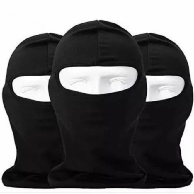 Jual MASKER TERBARU NINJA/ MASKER BALACLAVA /TOPENG HITAM POLOS PRIA ...