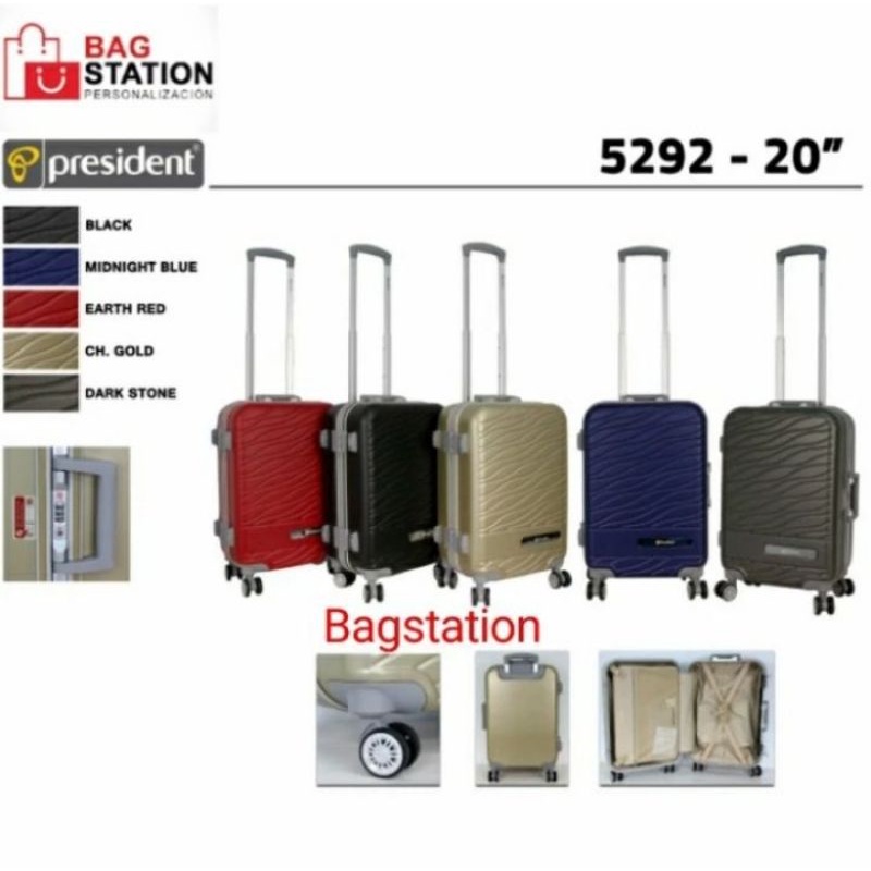 Jual TAS KOPER CABIN PRESIDENT 5292 ORIGINAL ASLI IMPORT 20 IN TAS ...