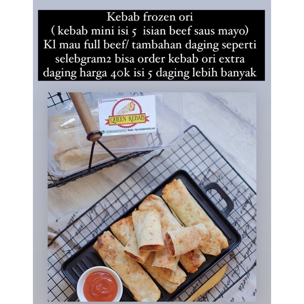 Jual kebab Ori 1box isi 5 | Shopee Indonesia