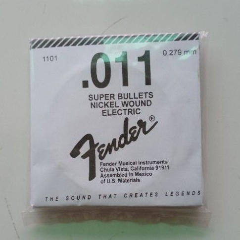 Jual senar gitar fender 011 lusinan 12 biji atau no 2 | Shopee Indonesia