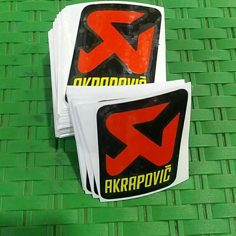 Jual Sticker LOGO AKRAPOVIC | Shopee Indonesia