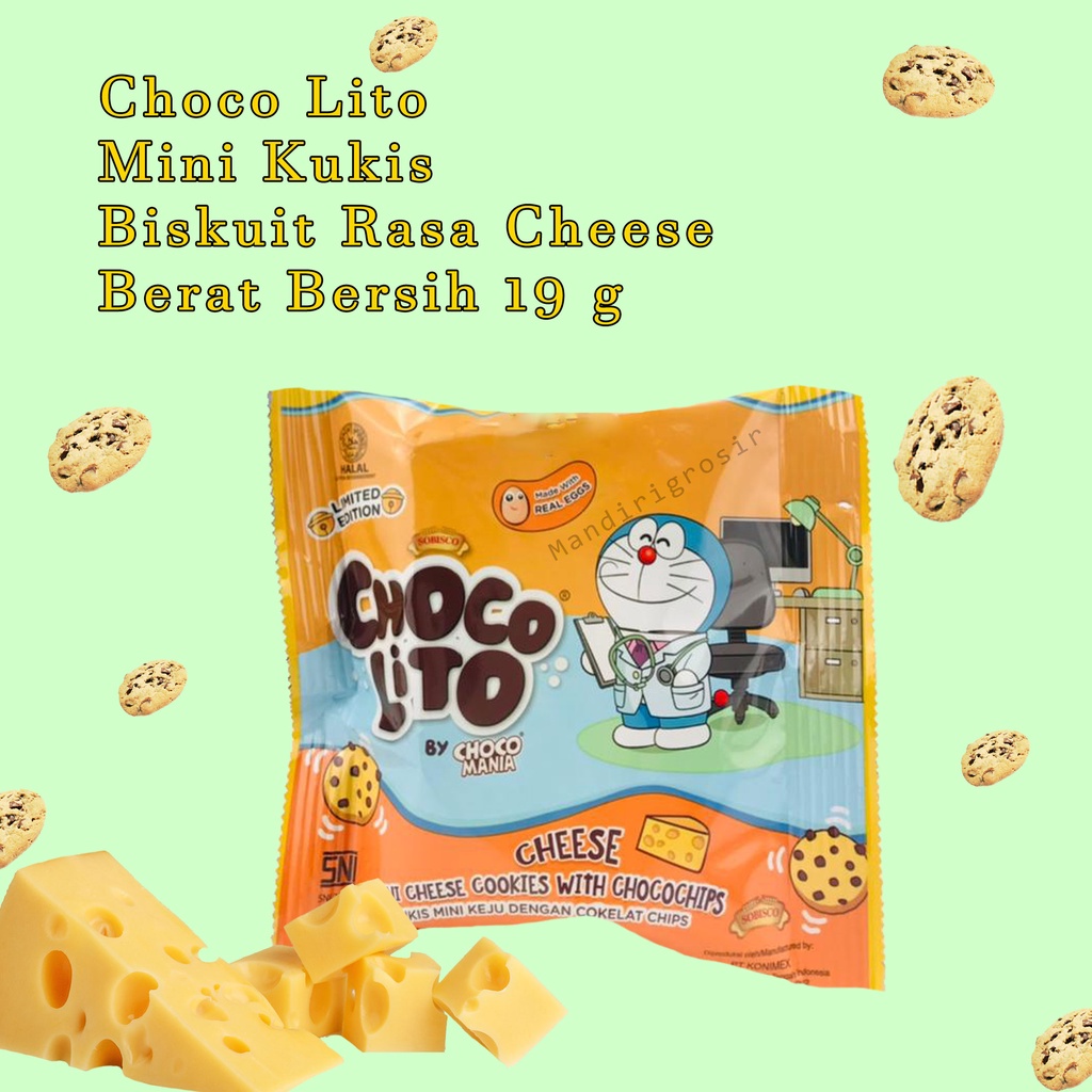 Jual Mini Kukis keju *Choco Lito * Biskuit rasa keju * 19g | Shopee ...