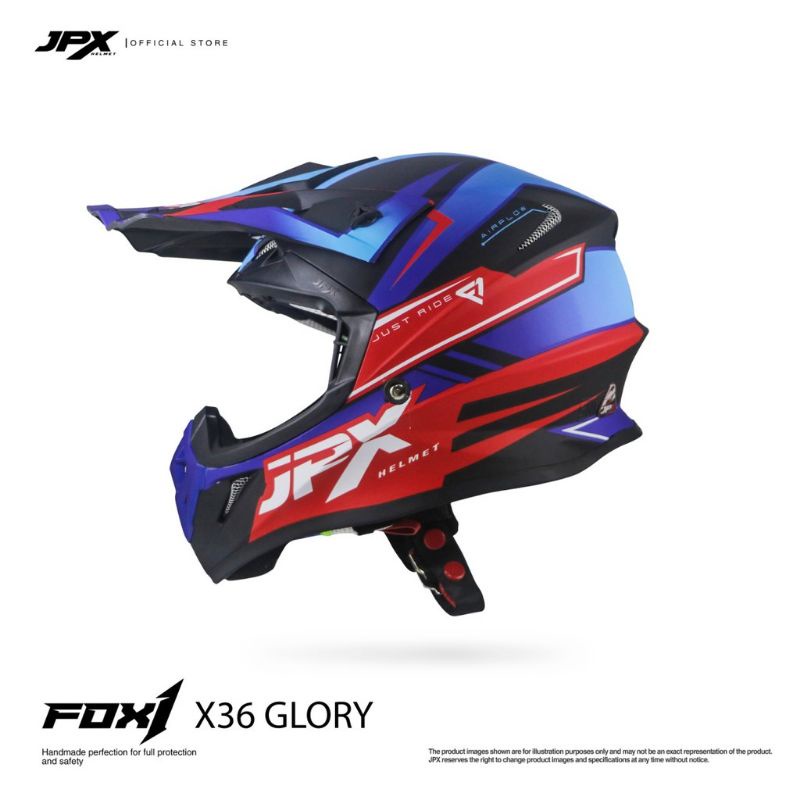 Jual helm cross jpx fox1 x36 glory | Shopee Indonesia