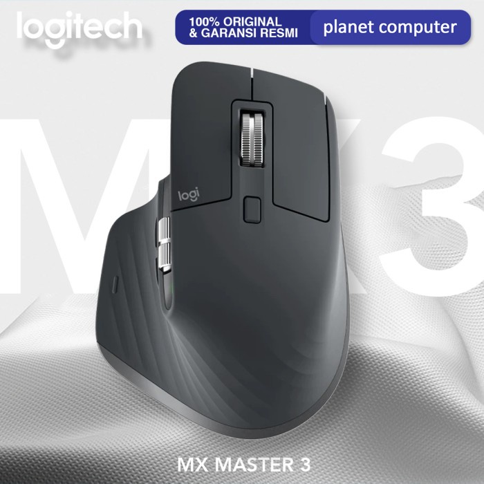 Jual Logitech Mx Master 3 Wireless Bluetooth Mouse Mx Master3 Resmi