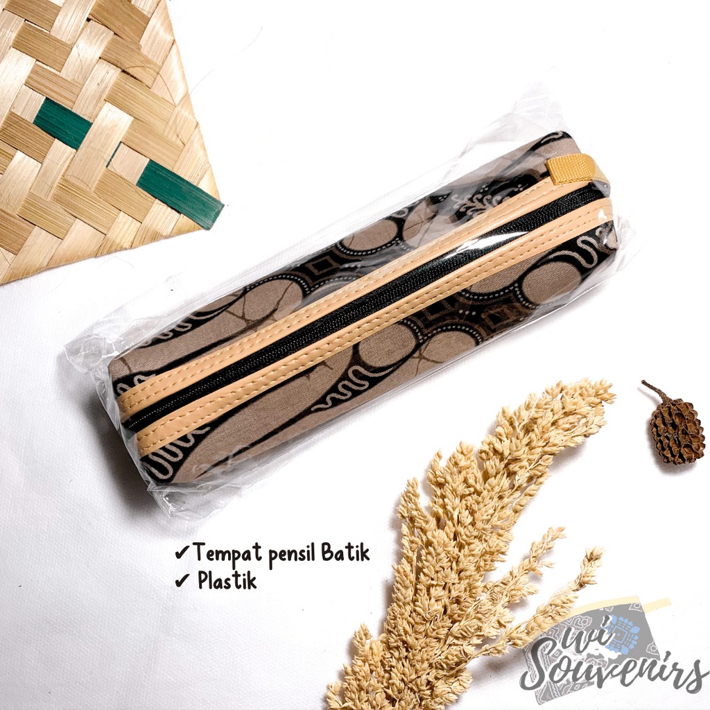 Jual SOUVENIR TEMPAT PENSIL BATIK KHAS JOGJA SUDAH DIKEMASKAN SESUAI GAMBAR | Shopee Indonesia