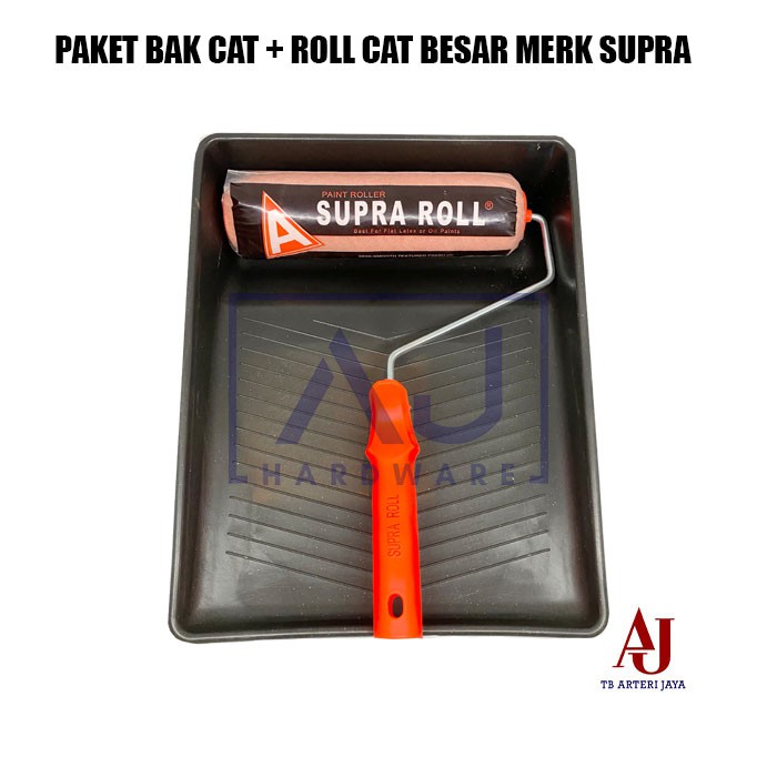 Jual Bak Cat Roll dan Kuas Roll Supra (PAKET) | Shopee Indonesia