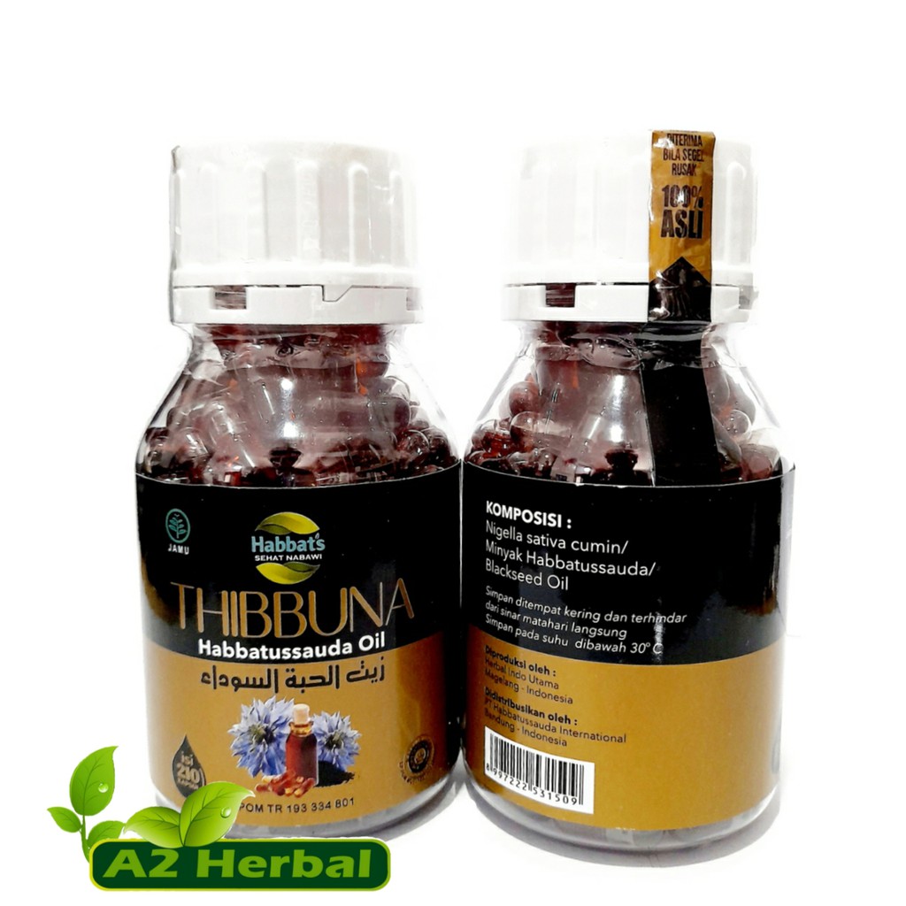 Jual Habbatusauda THIBBUNA OIL 210 kapsul | Habbats Sehat Nabawi Sofgel ...