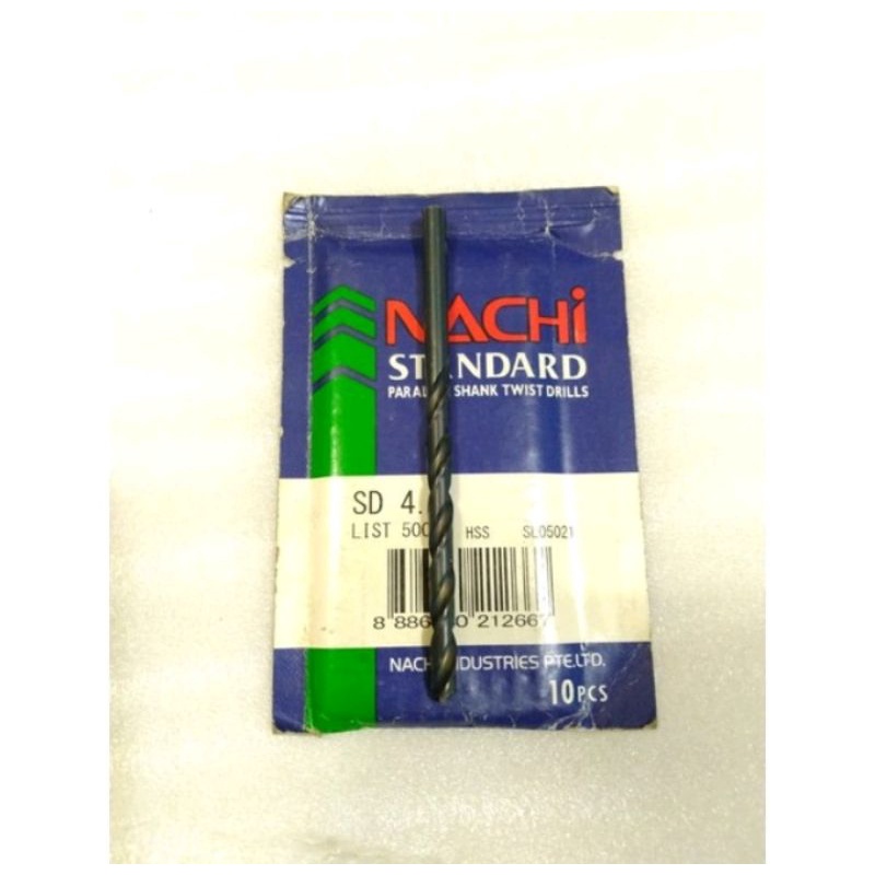 Jual Mata bor besi nachi 4,2m cocok untuk lubang tap m5.twist drill ...