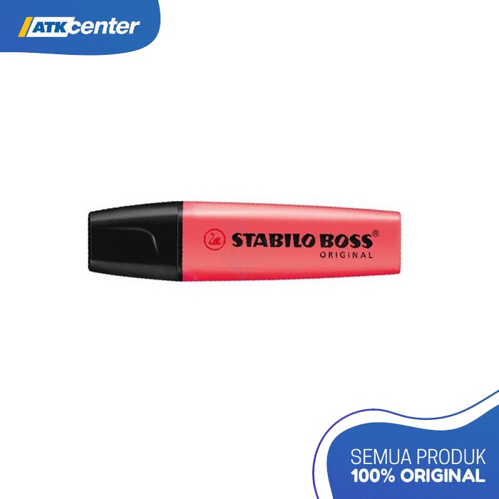 Jual Highlighter STABILO BOSS ORIGINAL 40 (Red) | Shopee Indonesia